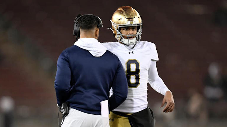 Video of Marcus Freeman telling Kenny Minchey he lost the QB1 battle ...