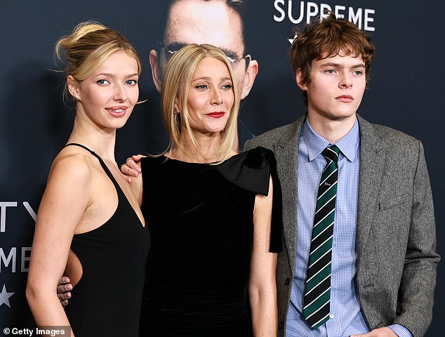 Gwyneth Paltrow is joined by lookalike daughter Apple and son Moses on ...