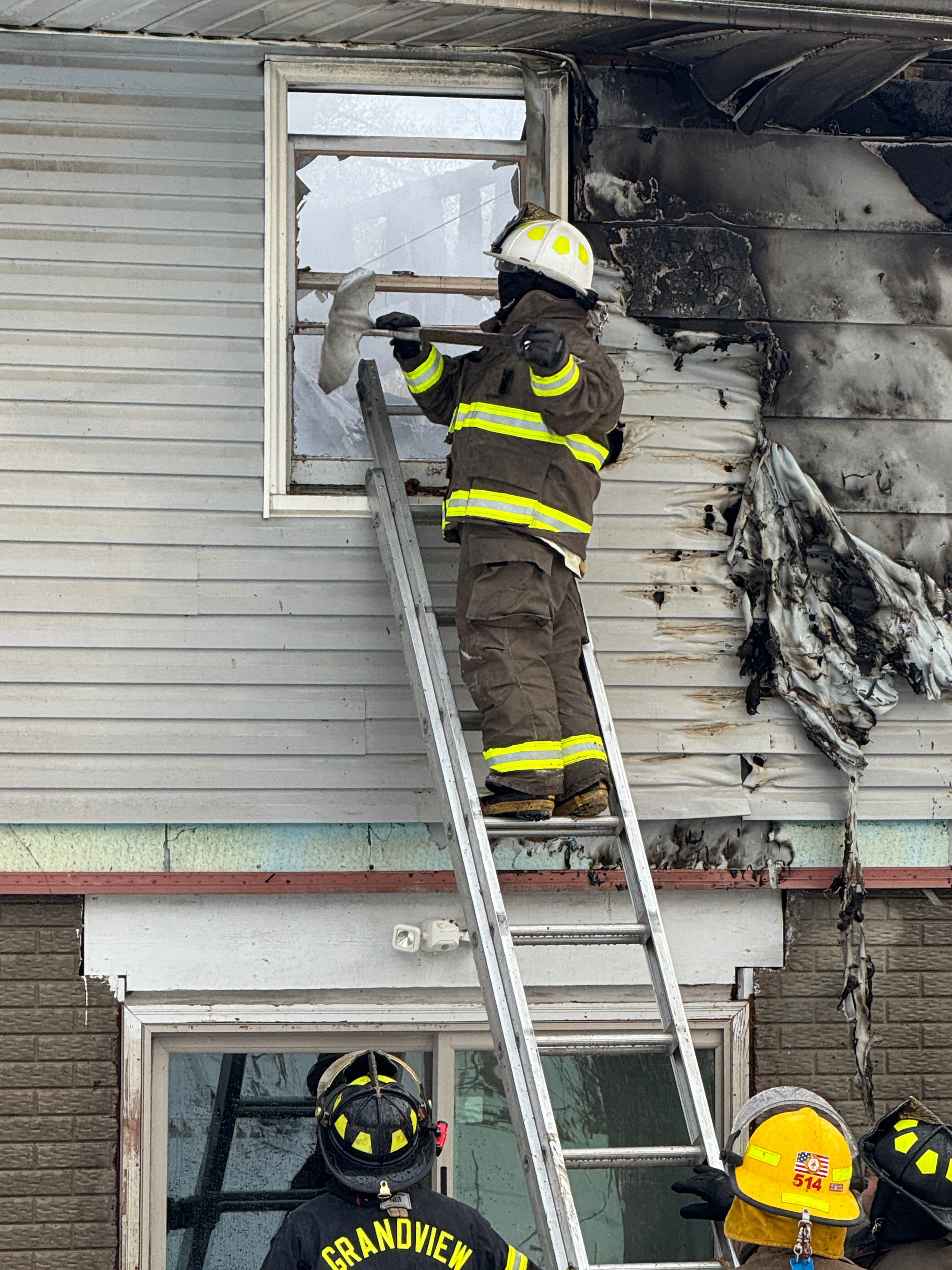 Siding melted, home damaged after fire
