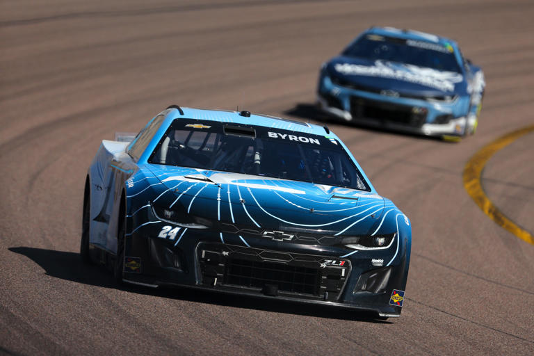 William Byron's new HP paint scheme for 2026 NASCAR season revealed