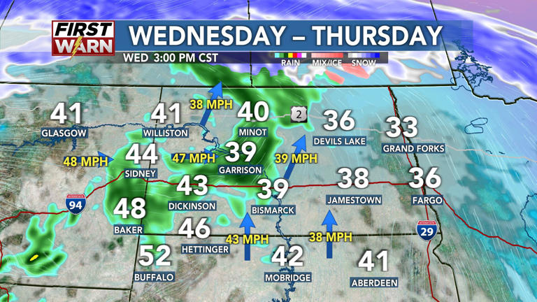 Update: Very strong winds and blizzard conditions Wednesday night ...