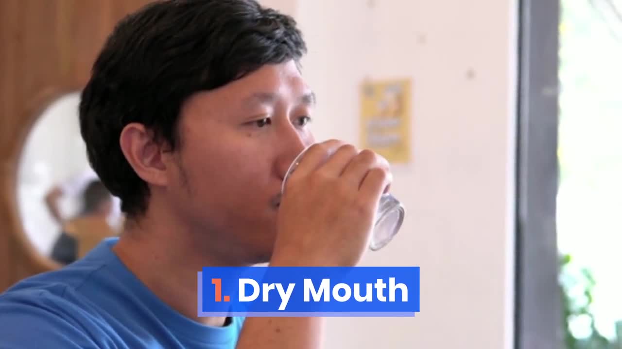 These are warning signs that you’re dehydrated