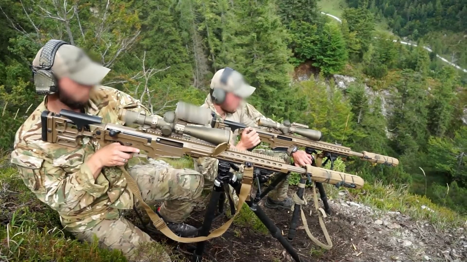 NATO special forces train elite snipers in alpine warfare