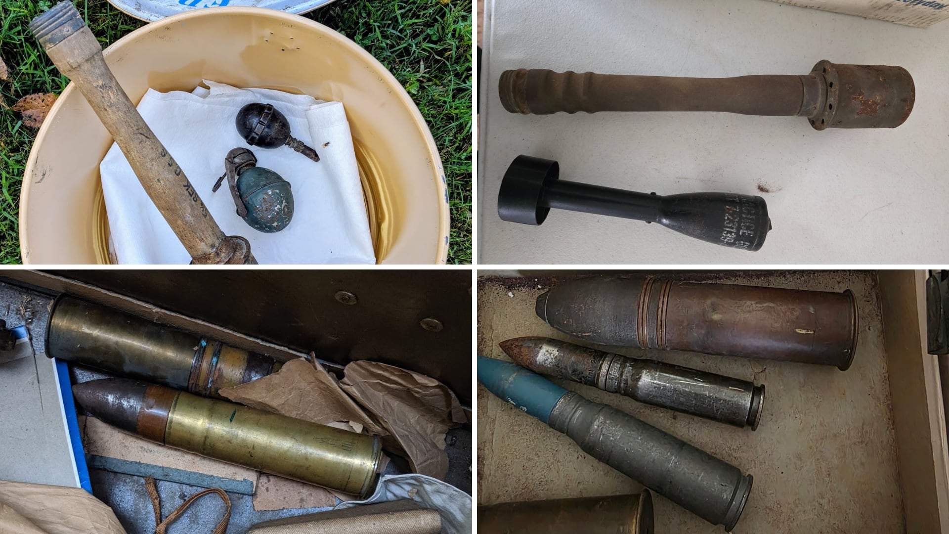 Bomb squad called after Stark County homeowner discovers old military ...