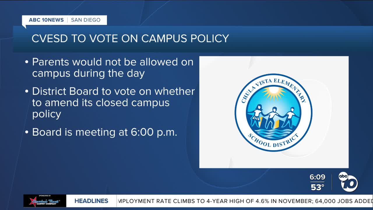 CVESD to weigh closed campus policy