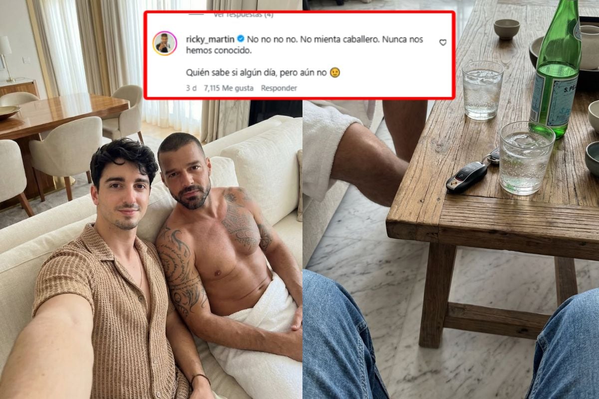Ricky Martin responde y desmiente a influencer español tras fotos ...
