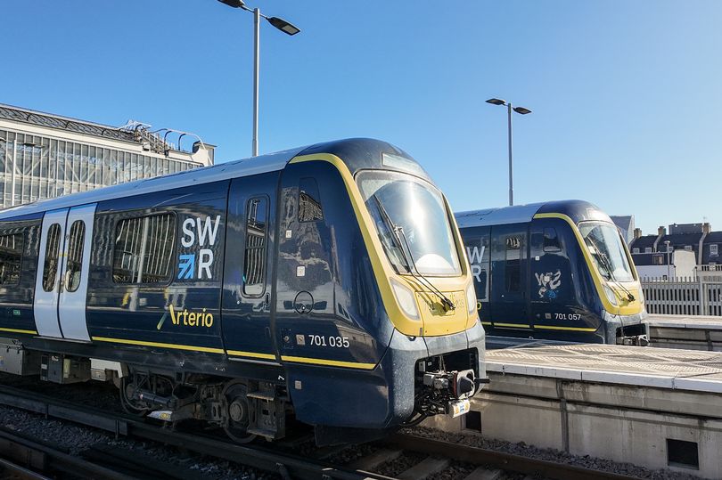 New SWR trains unveiled that will carry more Surrey commuters into ...