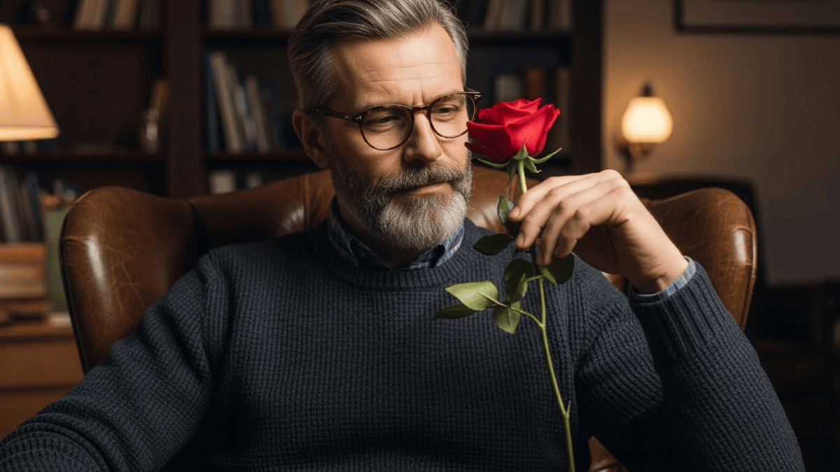Secret feelings a man carries in his heart for his first love, even ...
