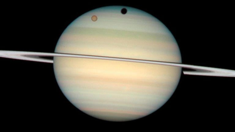 Saturn's largest moon may be riddled with 'slushy tunnels' that contain ...