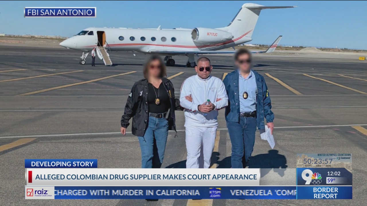 Colombian facing drug charges makes court appearance in El Paso