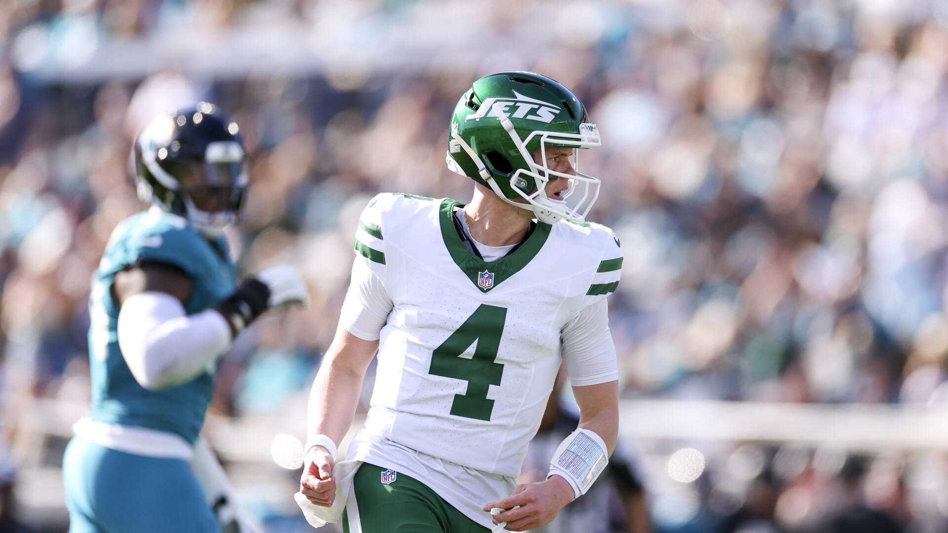 Brady Cook to start at QB for Jets, Tyrod Taylor or Justin Fields will ...