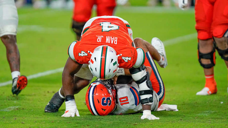 Latest ESPN top-50 ranking includes five Miami Hurricanes players