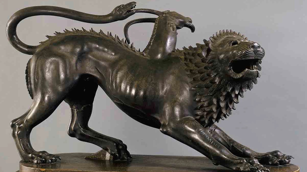 Chimera, il mostro sputafuoco a tre teste della mitologia greca