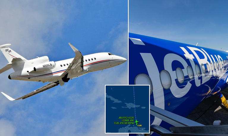 Second near collision with US Air Force plane after JetBlue flight ...