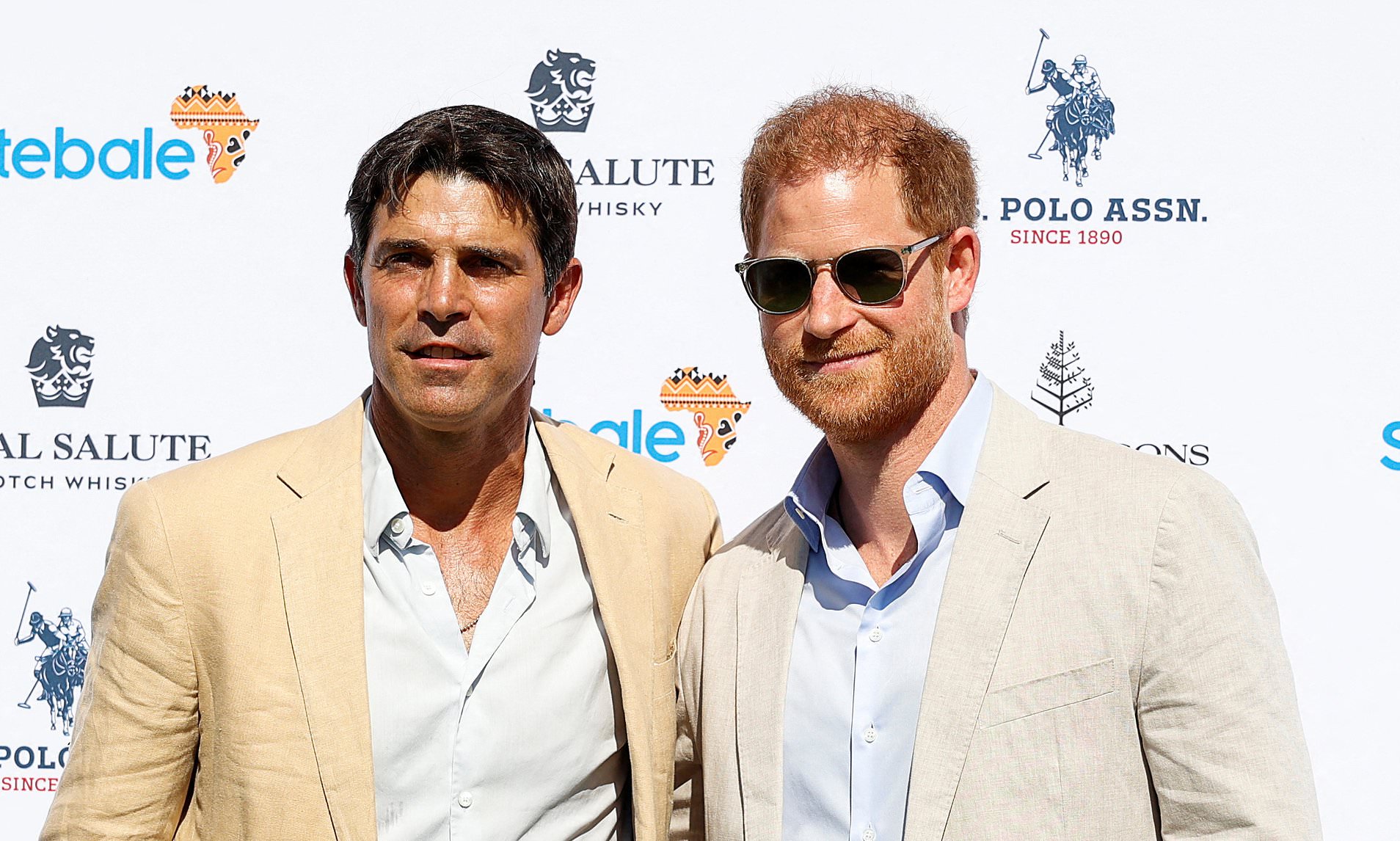 Prince Harry poses on stage in Aspen as he prepares to compete in the ...