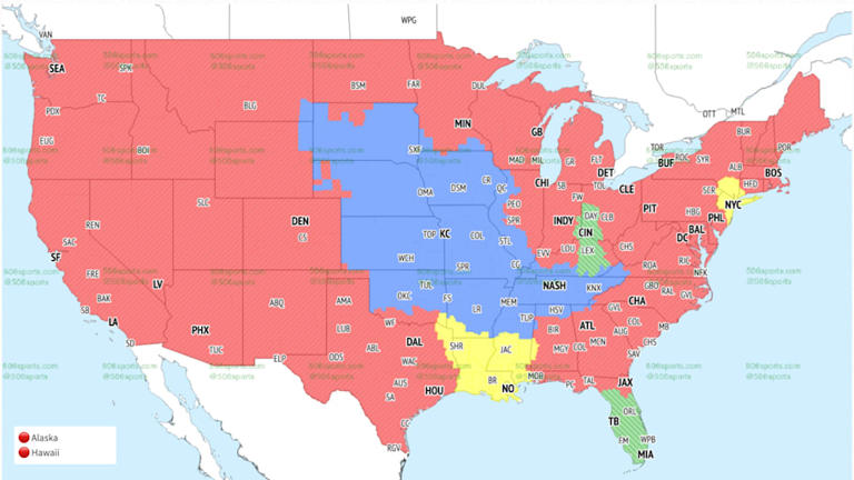 NFL TV coverage map week 16: Full breakdown of CBS, Fox broadcasts