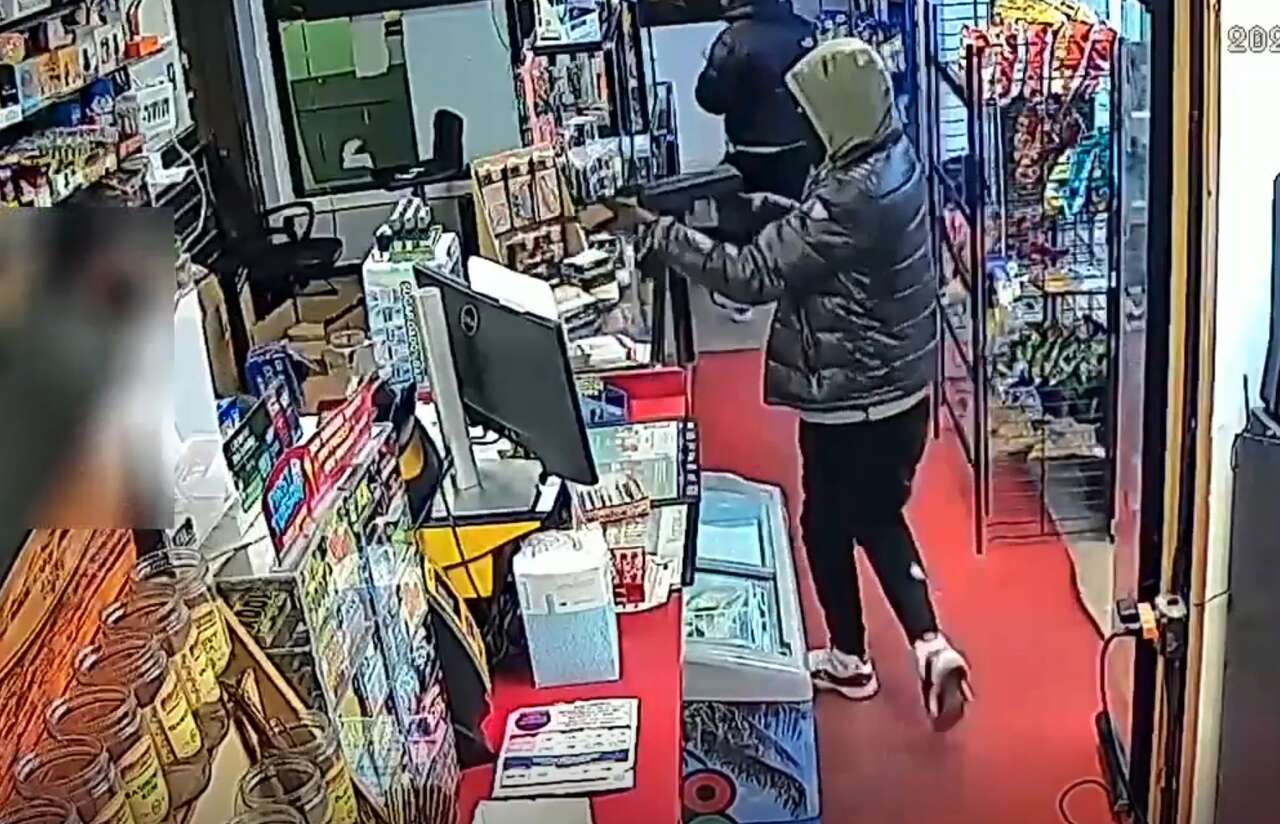 Suspects, 19 and 17, arrested in Manchester for robbing store with AK ...