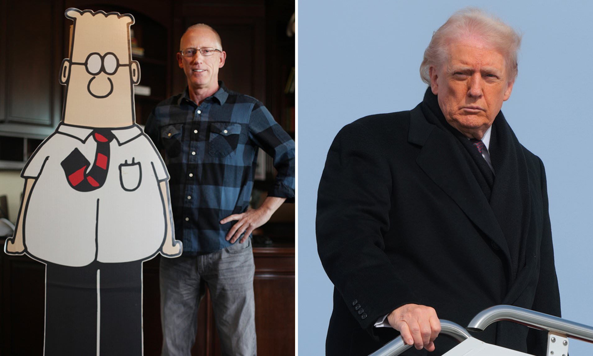 Dilbert creator reveals he's paralyzed from waist down amid aggressive ...