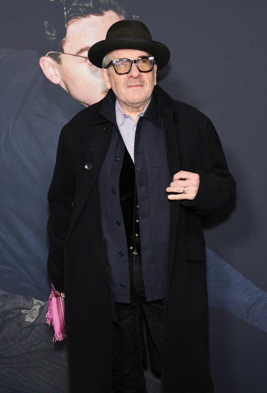 Legendary singer-songwriter Elvis Costello rocks suave look during ...