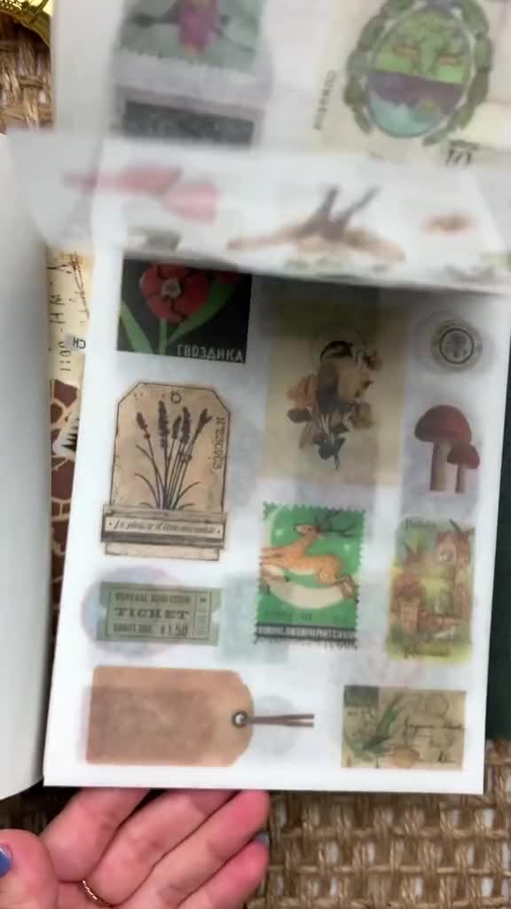 Creating a giraffe-inspired journal spread—step by step!