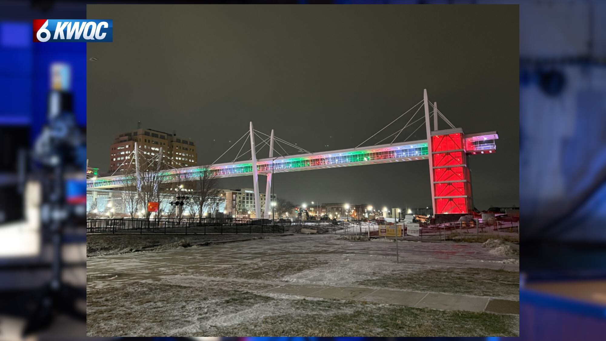 Davenport skybridge gets lighting upgrade
