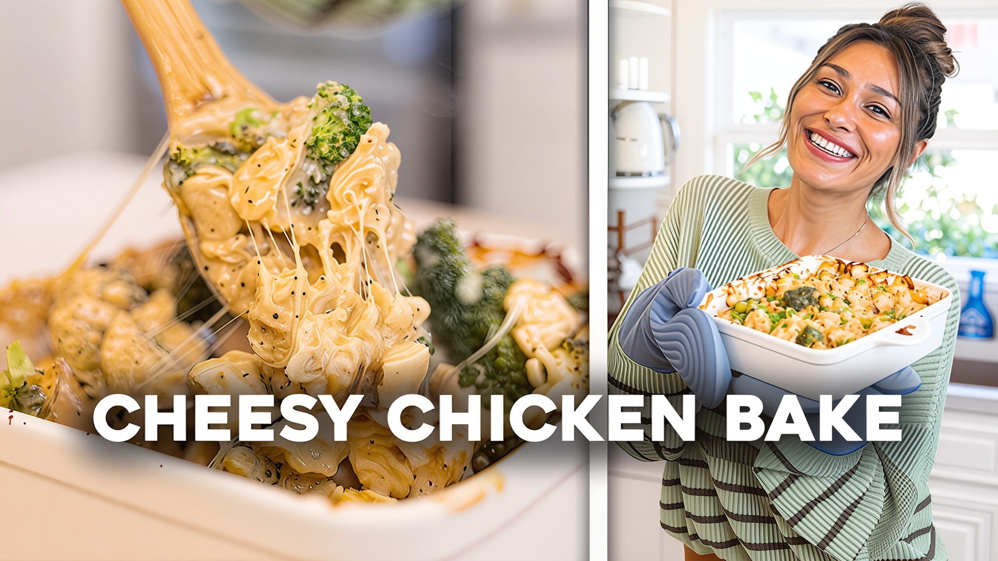 Only 5 ingredients! Cheesy chicken casserole | Quick low carb meal idea