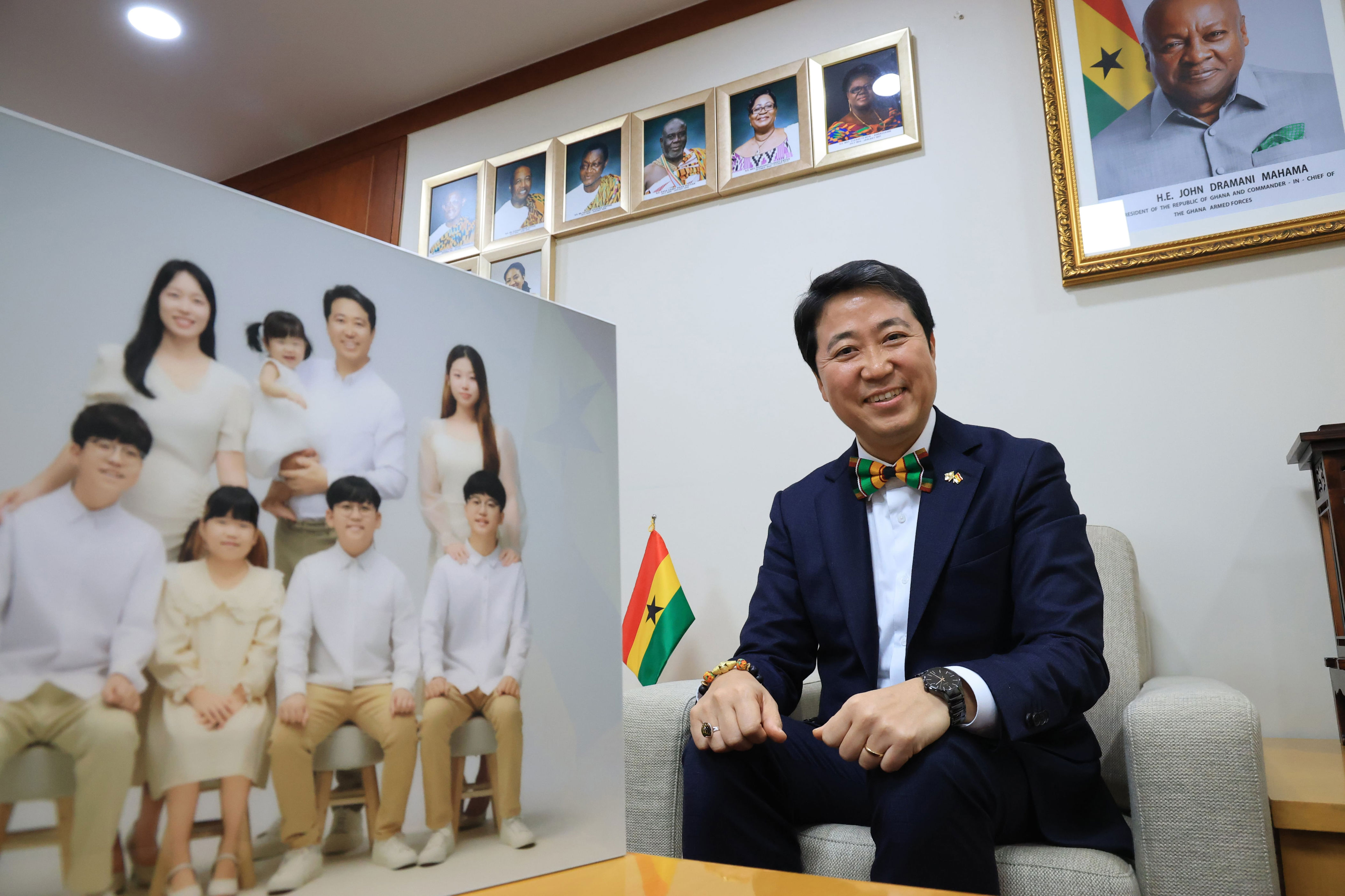 Ghana's ambassador Choi Ko Jo: Korean-born six-child dad