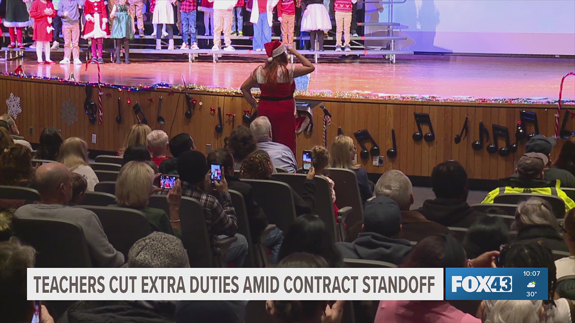 Teachers cut extra duties amid contract standoff
