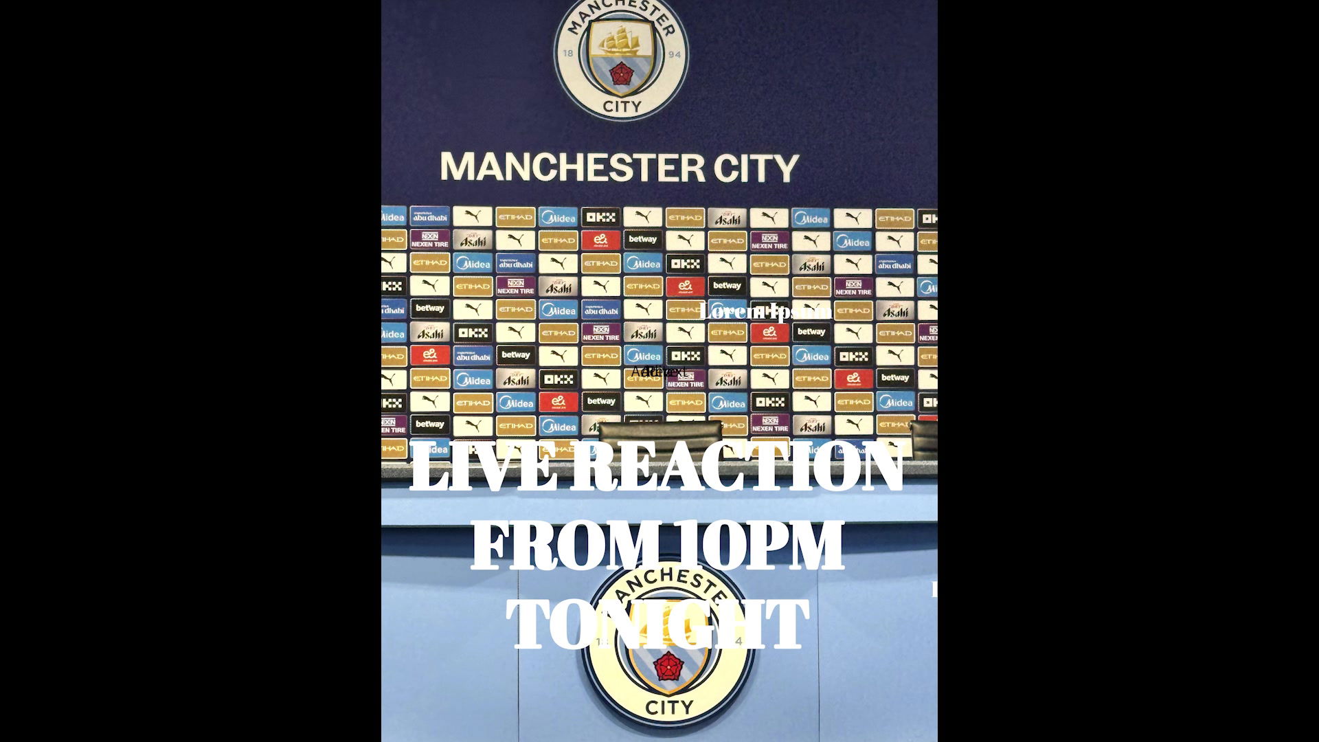 Live reaction from ManchesterCity - Brentford from 10pm