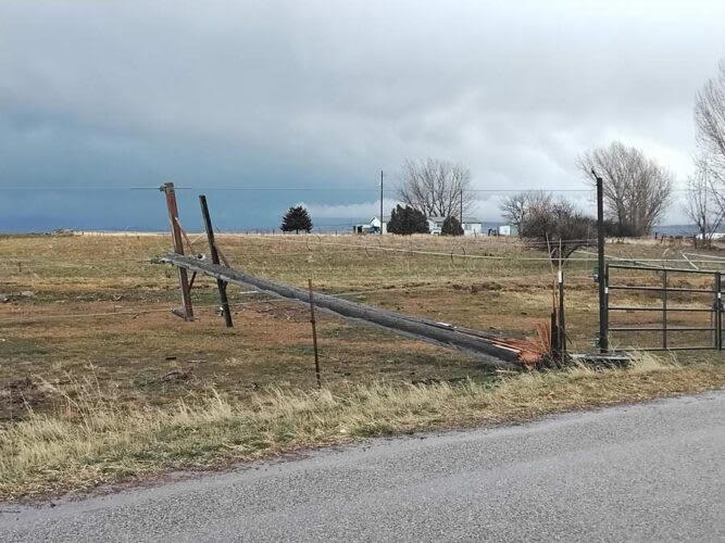 Wind wreaks havoc in eastern Idaho; multiple power lines damaged