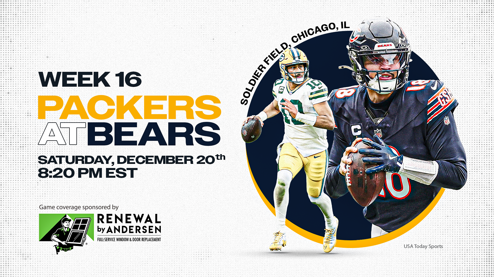 What channel is Packers vs. Bears on today? Time, TV schedule to watch ...