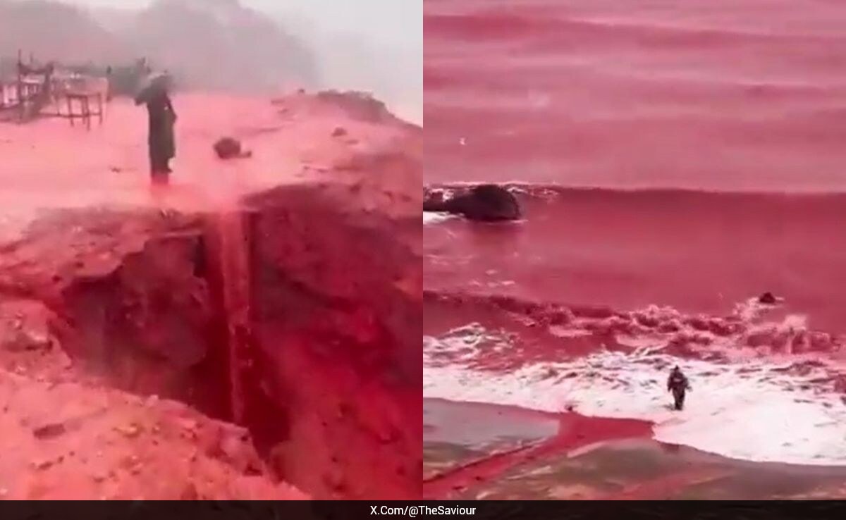Iran's Hormuz Island glows blood-red after rain. Here's why it happens ...