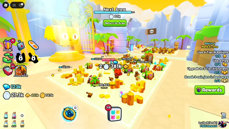 How to rebirth in Pet Simulator 99