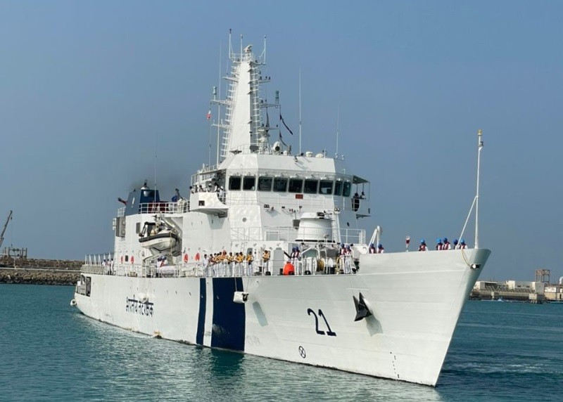 Strategic message from the seas: Indian Coast Guard ship Sarthak ...