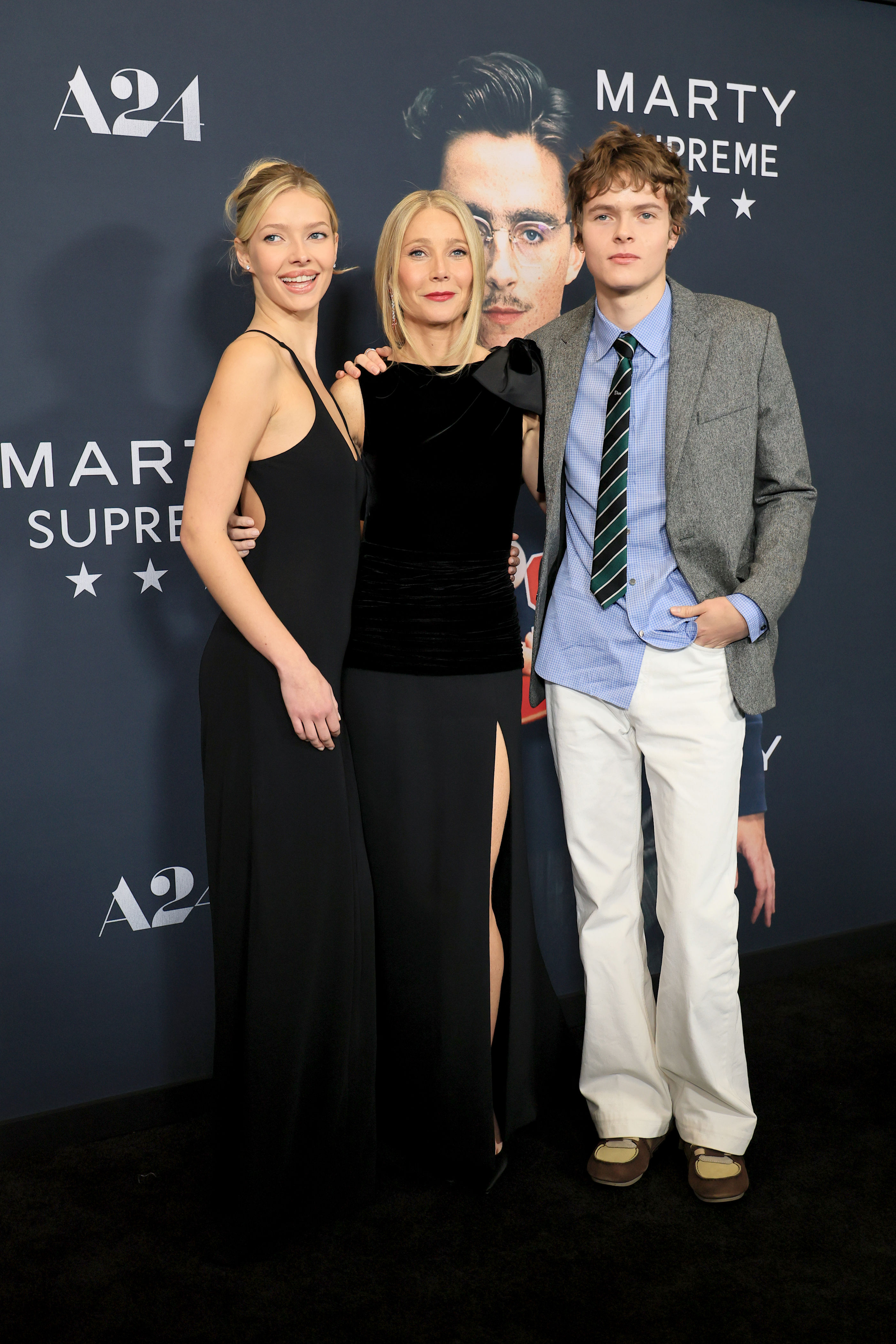 Apple Martin wears mom Gwyneth Paltrow’s Calvin Klein LBD from 1996