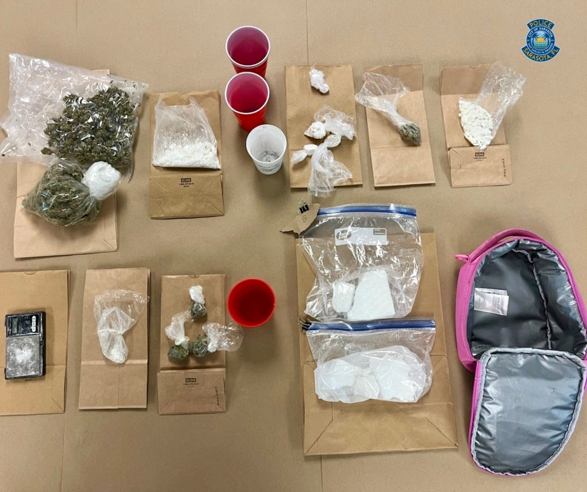 Sarasota cops seize 666 grams of cocaine in drug bust