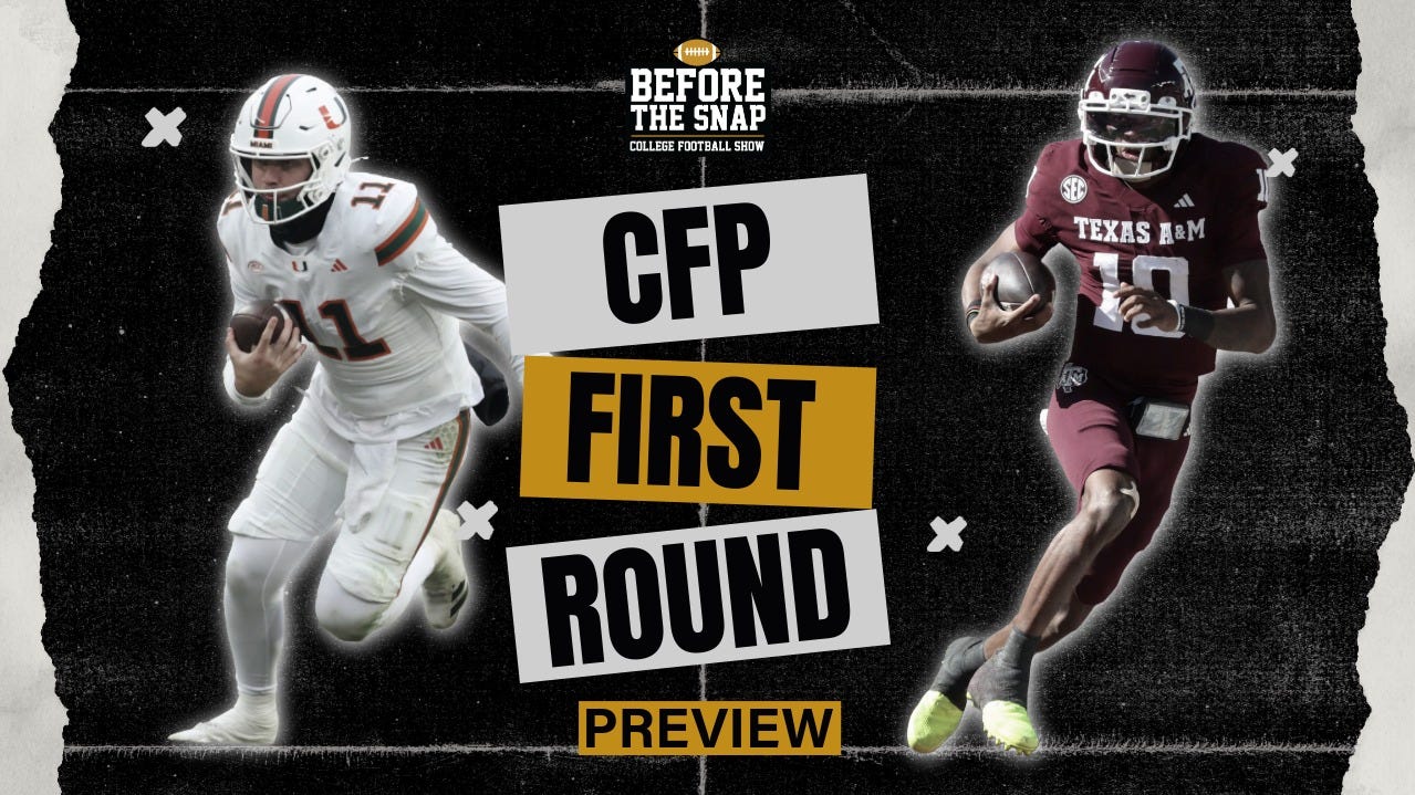 College Football Playoff first round preview with Before the Snap