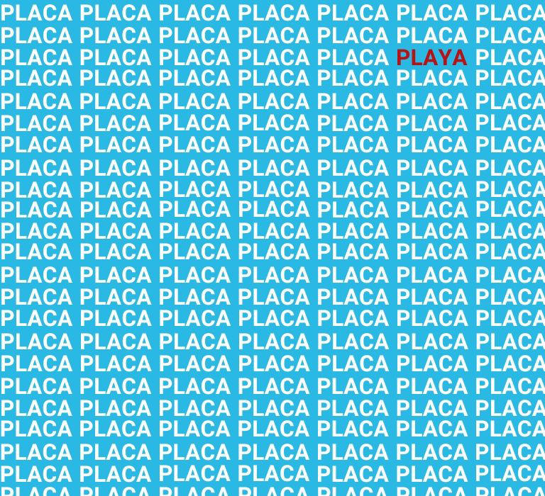 Solo la mente de un maestro puede encontrar la palabra 'PLAYA' en menos ...