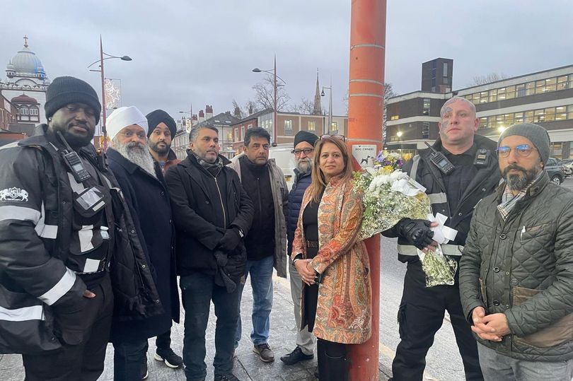 Soho Road community hold a minute's silence and lay flowers for tragic ...