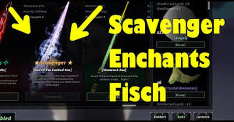 Fisch - Scavenger enchant explained with effects, drop rates, and best rods