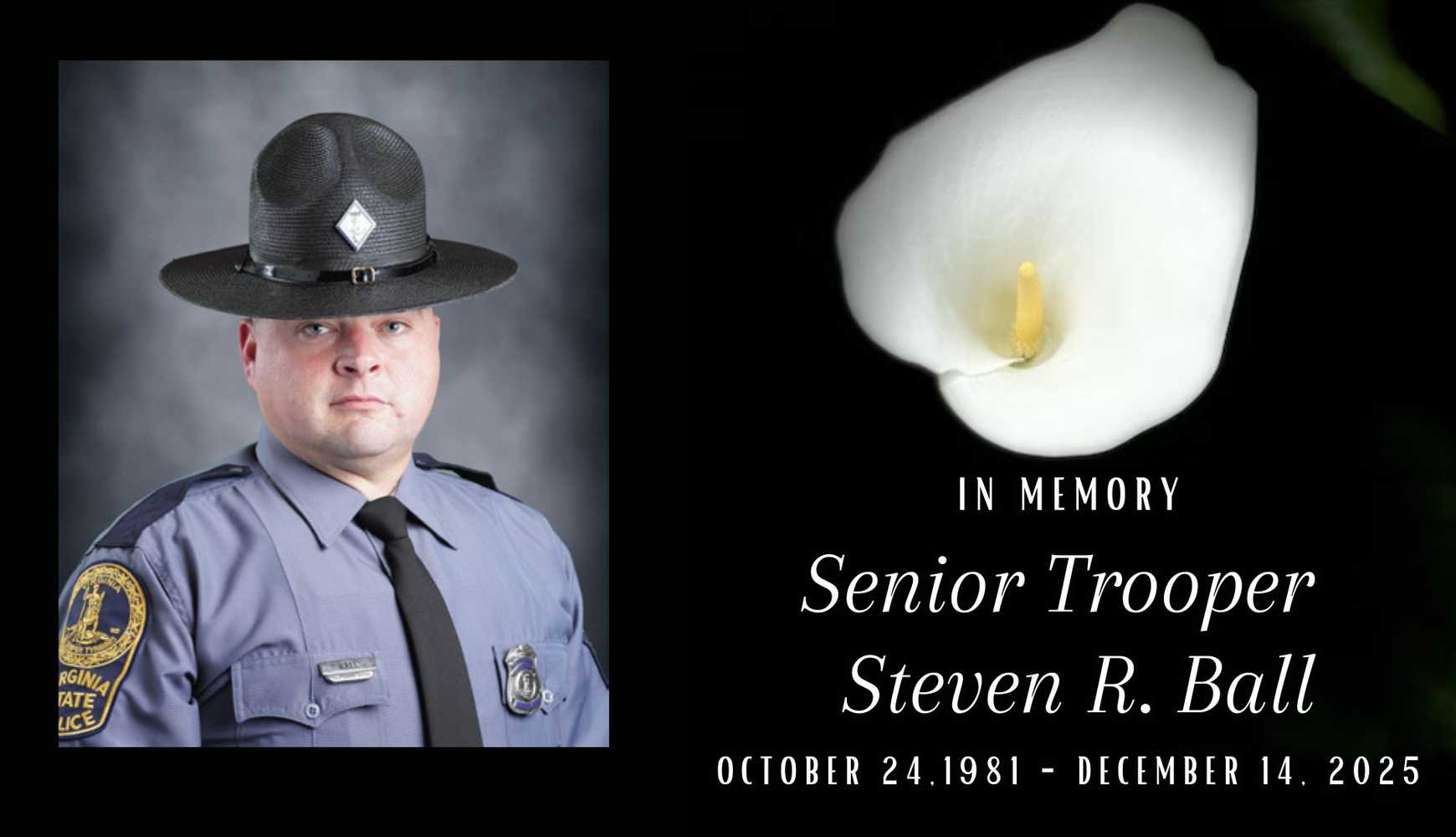 Virginia police trooper Steven Ball remembered for lifetime of quiet ...