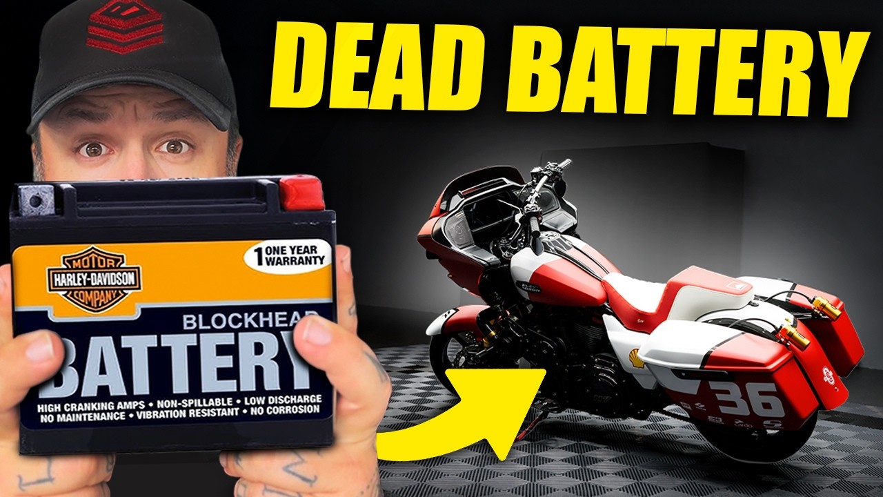 I just changed my Harley battery! 🔧