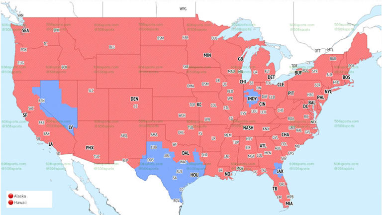 NFL TV coverage map week 16: Full breakdown of CBS, Fox broadcasts