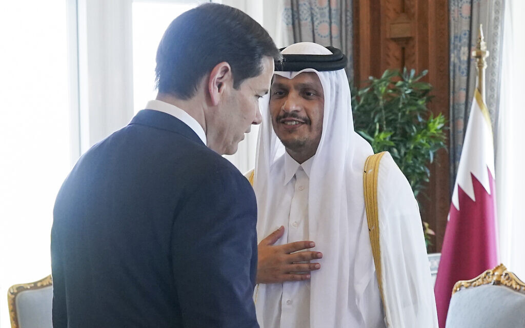 Rubio hosts Qatari PM for strategic dialogue on boosting ties