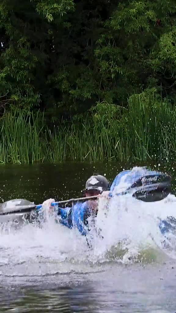 Watch my wild kayak flip challenge on the river!