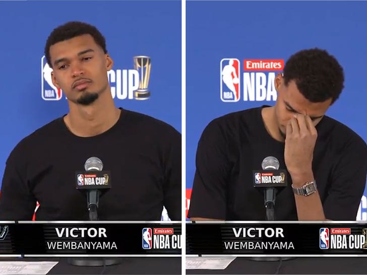 Victor Wembanyama emotional after NBA Cup loss, learned grandma died ...