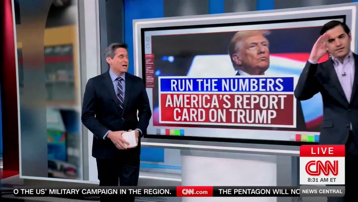 CNN data guru says Trump’s net approval rating is ‘underwater’