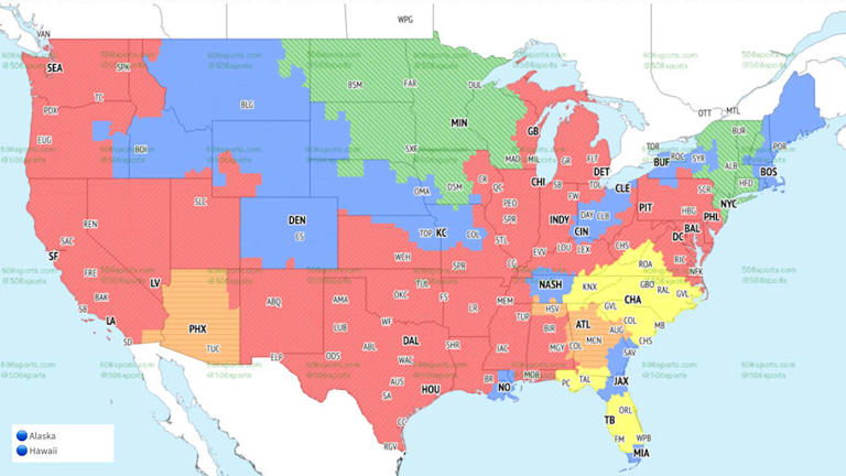 NFL TV coverage map week 16: Full breakdown of CBS, Fox broadcasts