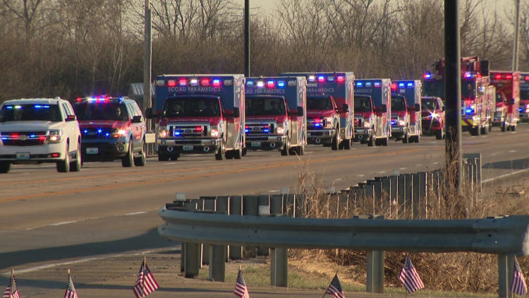 Fallen St. Charles County paramedic Sarah McCarthy honored with ...