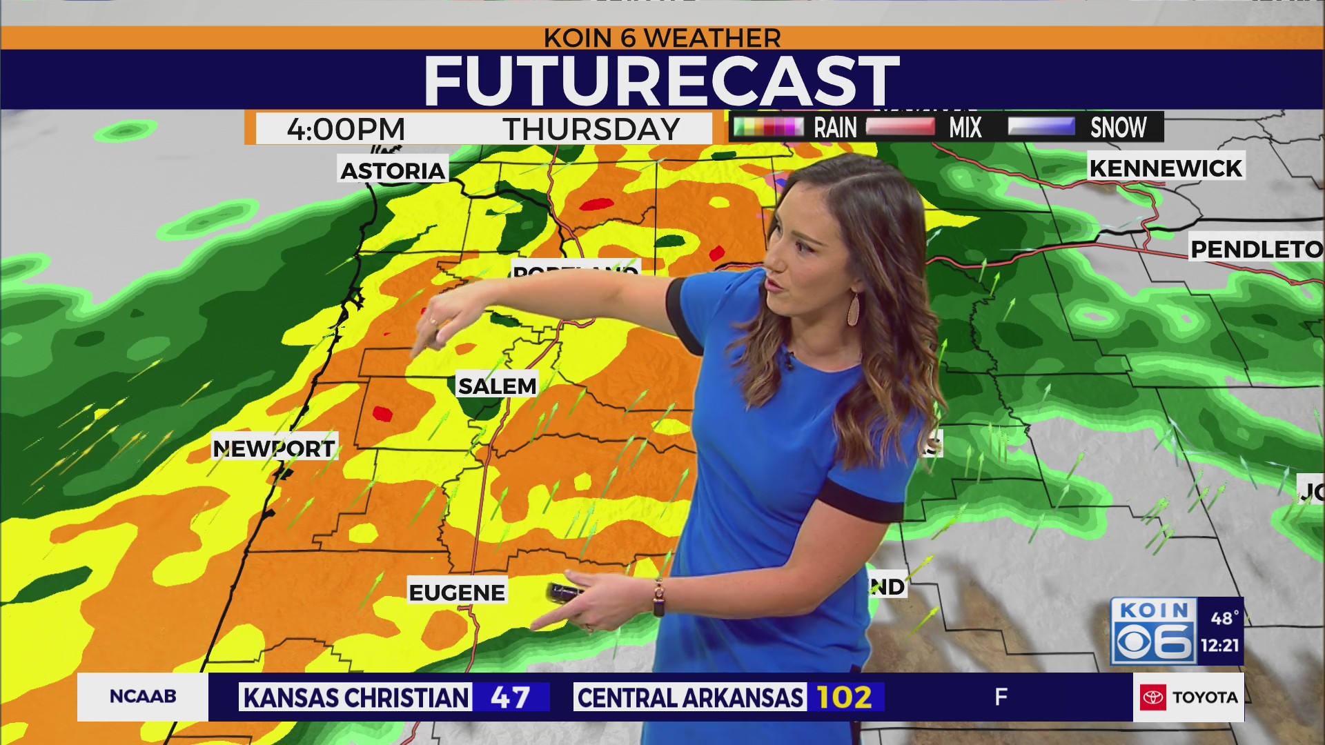Weather forecast: Another powerful atmospheric river hitting PNW Thursday
